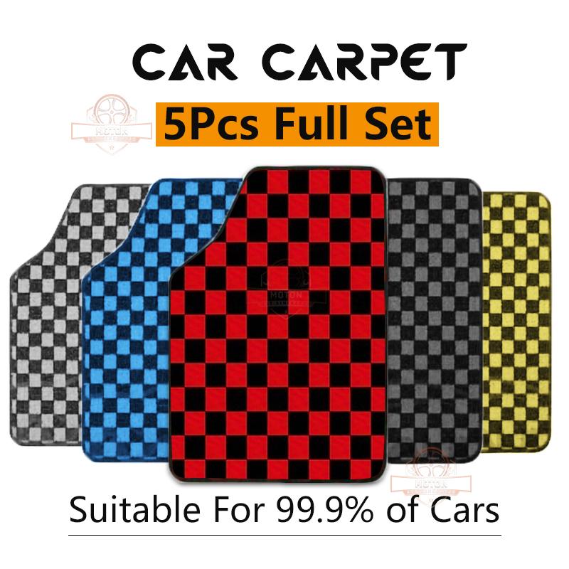 Car Matting Universal Anti-Slip Carpet for Car Floor Mat 5pc - TikTok ...
