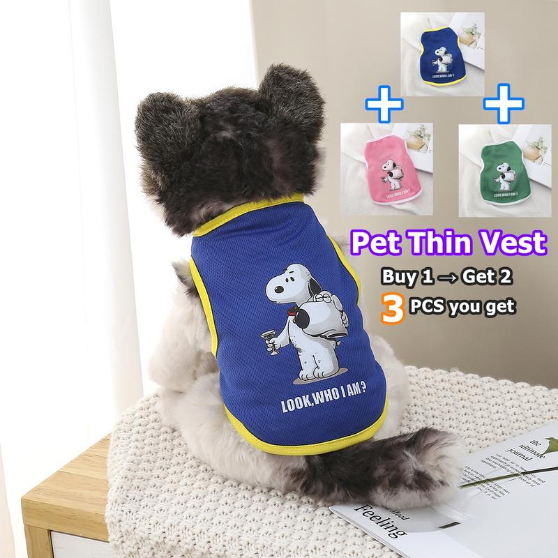 Pakaian Anjing Peliharaan, Corak Kartun Comel, Sesuai untuk Anak ...