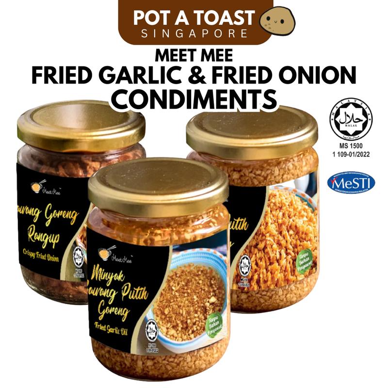 MEET MEE Crispy Fried Onion Garlic Oil 75g 200g - TikTok Shop Singapore