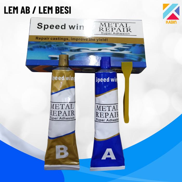 Promo Dapat 2 Pcs Lem Epoxy AB Lem Campur Lem Besi Radiator Penambal ...