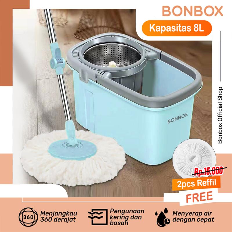 【New Product】 BONBOX Alat Pel Lantai Ember 2 in 1 FREE KAIN - Shop ...