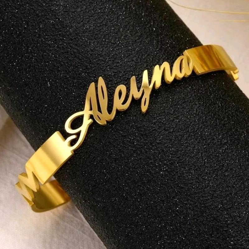 Premium Impon Customized Name Bangle - TikTok Shop Malaysia