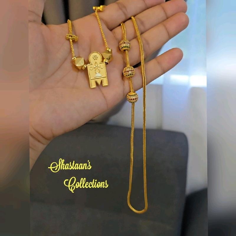 KUMBHA THALI WITH THALI CHAIN COMBO SET ( NOT 916 ) - TikTok Shop Malaysia
