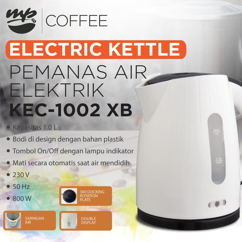 MAYAKA PREMIUM - KETTLE LISTRIK TEKO - KEC-1002 XB - GARANSI RESMI 1 ...