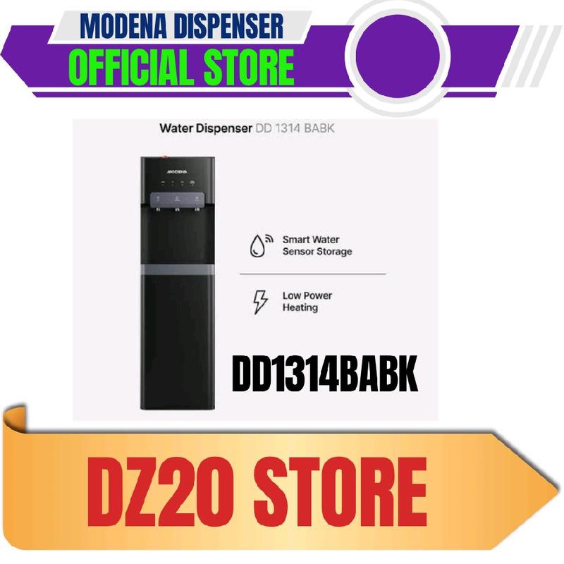 MODENA WATER DISPENSER DD1314BABK DISPENSER AIR GALON BAWAH LOWW WATT ...