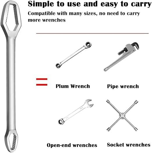 Bahagian kereta dua hujung mengetatkan sendiri sepana universal ...