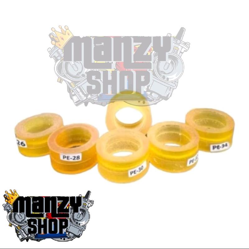 Karet Teflon Manifold PE 24 26 28 30 32 34 Tahan Panas Motor Motorcycle ...