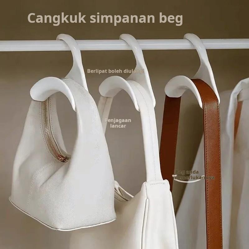 Rak Beg Gantung Gerbang, Pelbagai fungsi, dengan Cangkuk Beg - TikTok ...