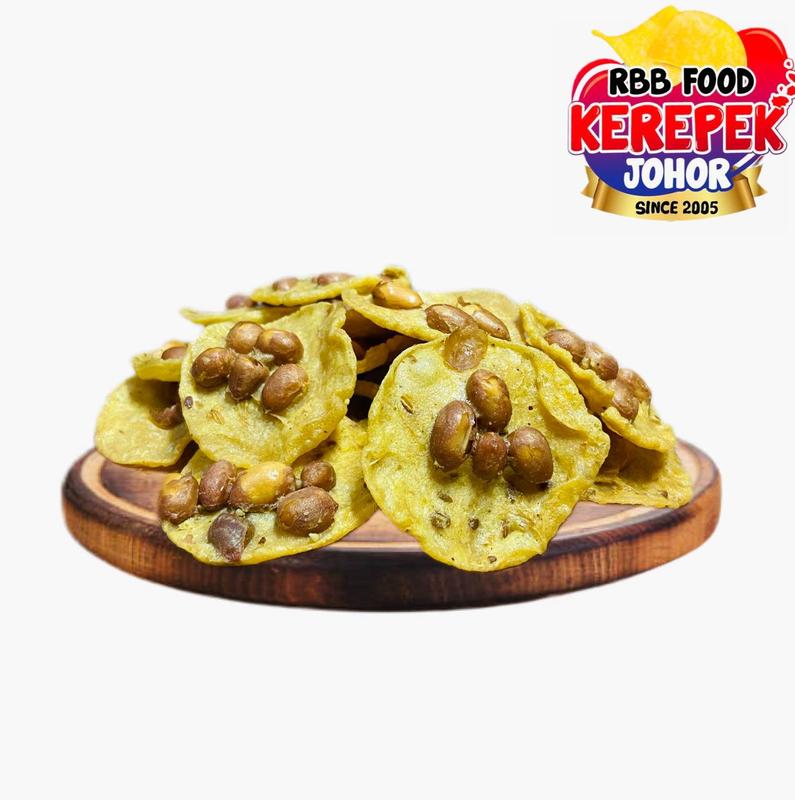 REMPEYEK MINI KACANG TANAH & PUTIH 400G RBBFOOD - TikTok Shop Malaysia