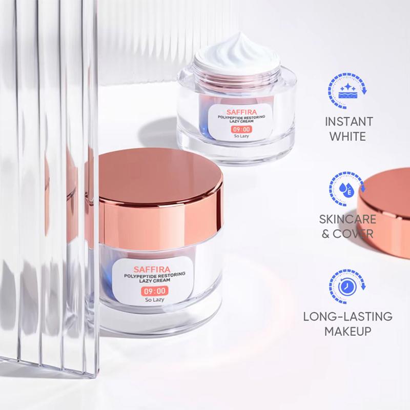 SAFFIRA Lazy Cream 8X Ceramides – Ultra-Whitening, Barrier Restoration ...