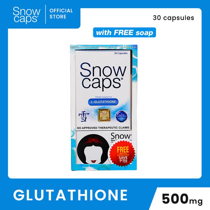 SnowCaps Premium L-Glutathione 500MG (30caps) with Snow Ski - TikTok ...