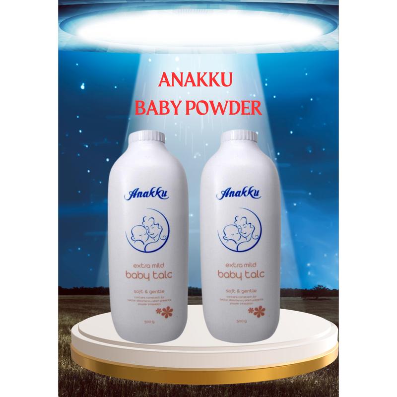 Anakku Extra Mild Baby Talc Talcum Baby Powder Powders (500g) - TikTok ...