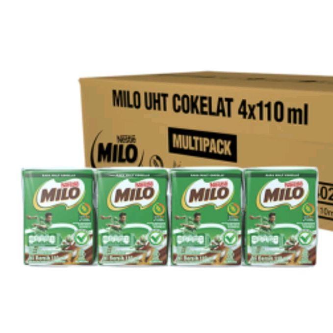 Milo susu uht 110 ml coklat 8 pcs - Shop | Tokopedia