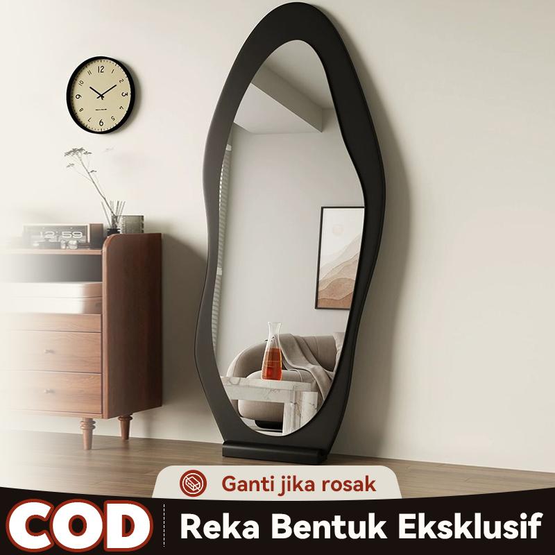 Cermin Badan Penuh, MOK, Resolusi Tinggi, Berdiri Lantai, Kaca ...