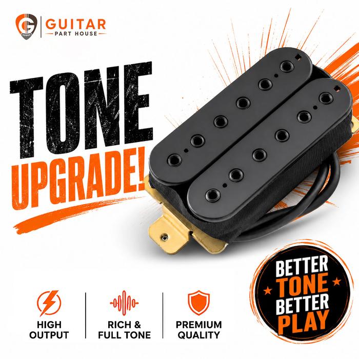 Promo Open Humbucker Ferrite Hexa Pickup Rear / Bridge - White - Kab ...