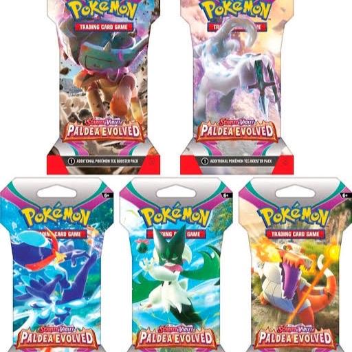 Sleeved Pack Paldea Evolved Pokemon TCG English - Shop | Tokopedia