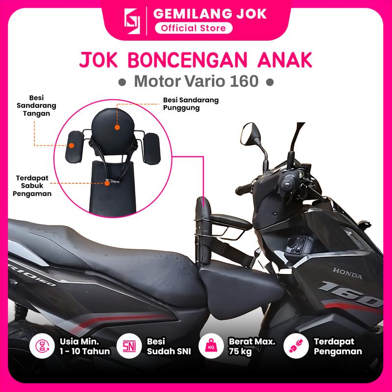 Kursi Jok Boncengan Anak Dudukan Portable Motor Matic HONDA Vario - Shop | Tokopedia