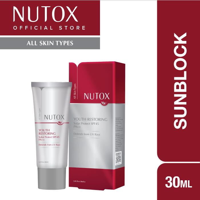 Nutox Youth Restoring Solar Protect SPF45 PA++ 30ml (All Ski - TikTok Shop Malaysia