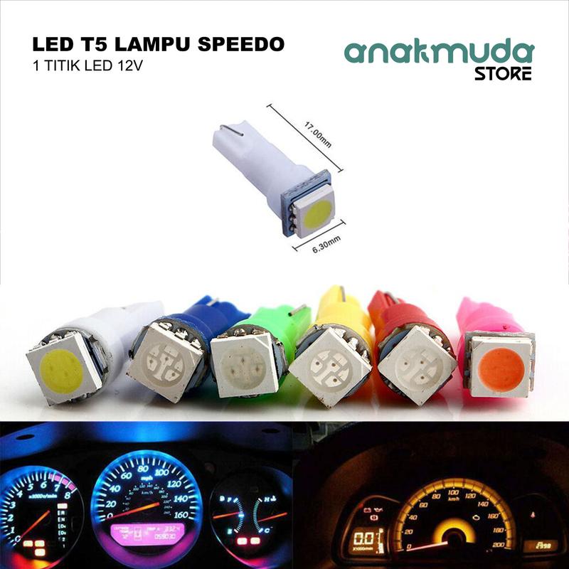 Lampu LED T5 Speedometer 1 Titik LED Lampu Speedometer COB Lampu - Shop ...
