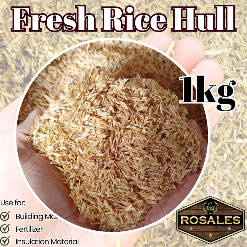 1kg Fresh Rice Hull for Healthy Plant Growth and Chicken Habitat ...