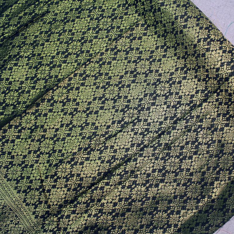 KAMDAR Metallic Songket Bintang Nila Bidang 44" (Kain Sahaja - TikTok ...