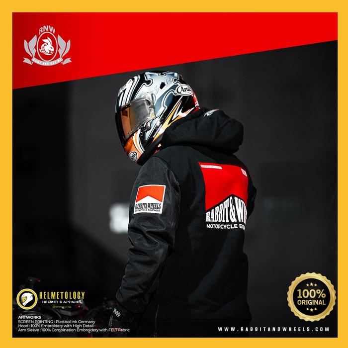 Jual Rabbit And Wheels Hoodie Mesh Motorsport Protector 2024 Jaket ...