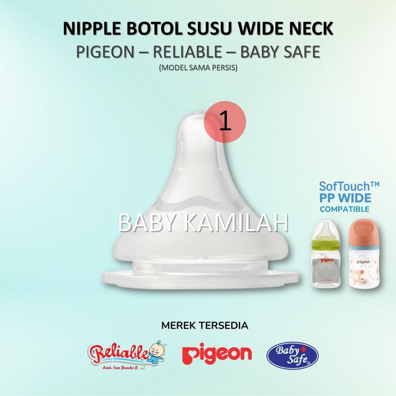 Dot PIGEON Wide Neck - Pentil Dot PIGEON Botol Wide Neck 160ml - Shop ...