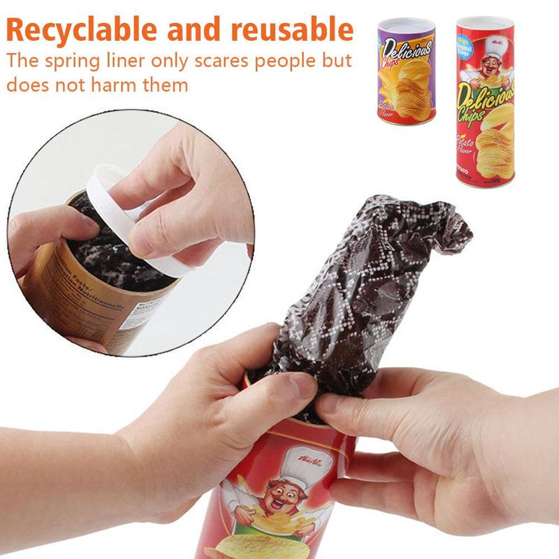 Trick Halloween In Can Gag Playing Potato Chips Toy Prank Simulation ...
