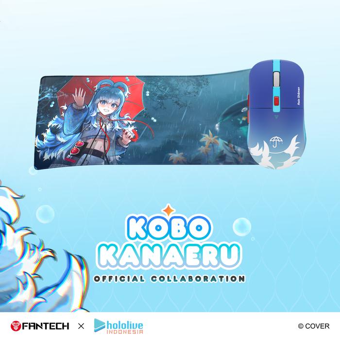 Promo FANTECH x KOBO KANAERU HOLOLIVE EXCLUSIVE Limited Edition Deskmat ...