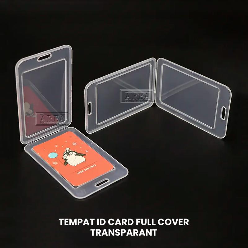 Tempat ID Card Transparant Full Case Cover Mika Plastik/Tempat - Shop ...