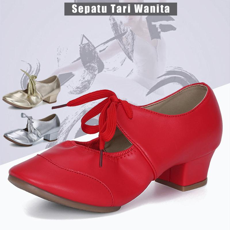 (Ready stock) Sepatu dance wanita Sepatu Wanita sepatu dans Sepatu ...