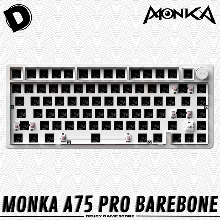 Jual Monka A75 PRO Alumunium Barebone Triple Connection Gasket Wireless ...