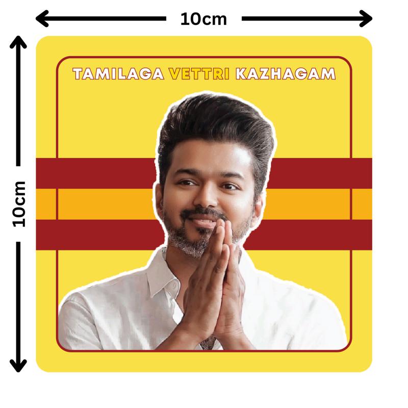 Thalapathy TVK Car Windscreen Sticker | Car Window Sticker | Big Size ...