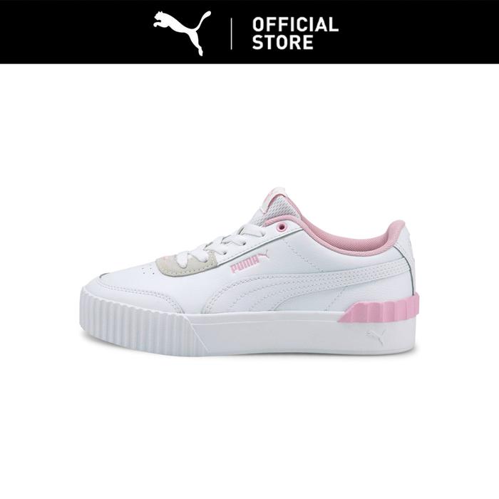 Promo PUMA Sepatu Trainer Wanita Carina Lift White-Pink Lady - 39 Cicil ...
