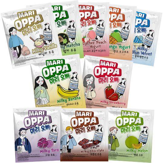MARIOPPA Minuman Susu Ala Korea Milk Dairy 1 Renteng 10+2 ( Kecuali ...