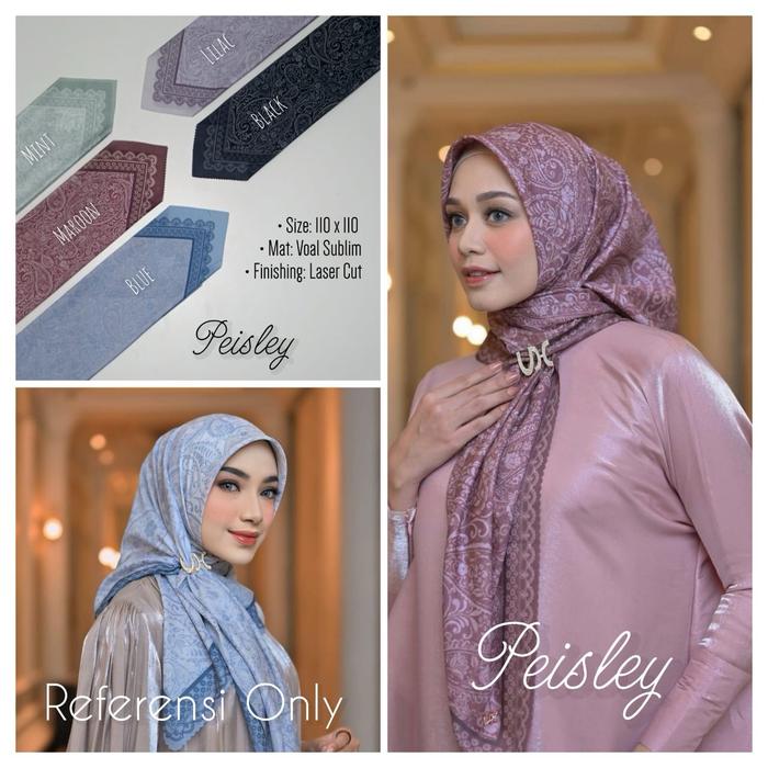 Promo YUNA (101-198) UK.STANDAR segiempat voal motif printing (KEMASAN ...