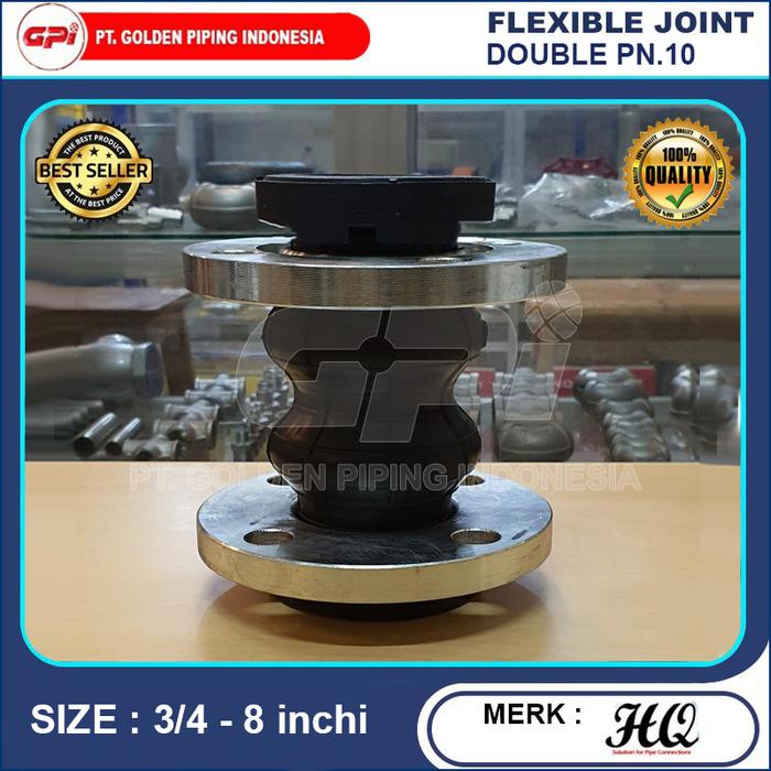 Jual FLEXIBLE JOINT FLANGE DOUBLE PN.10 SIZE 1/2 - 6 INCHI MERK HQ ...