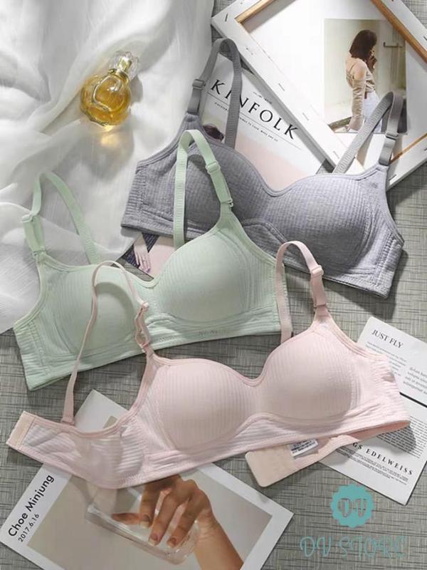 BH Bra motif garis lurus Push Up Style Senam Zumba Yoga Pakaian - Shop ...