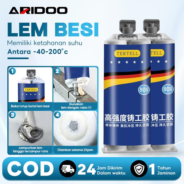Promo Lem AB Besi Super Kuat Tahan Panas Kafuter Lem Perekat Super 100g ...