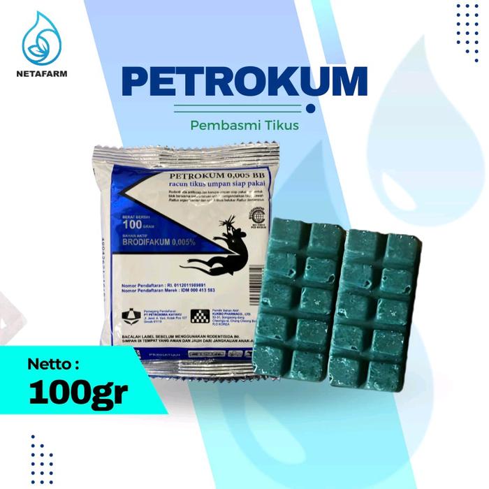 Jual (Paketan 4PCS) Racun Tikus Ampuh Petrokum Tanpa Bau Tikus Langsung ...