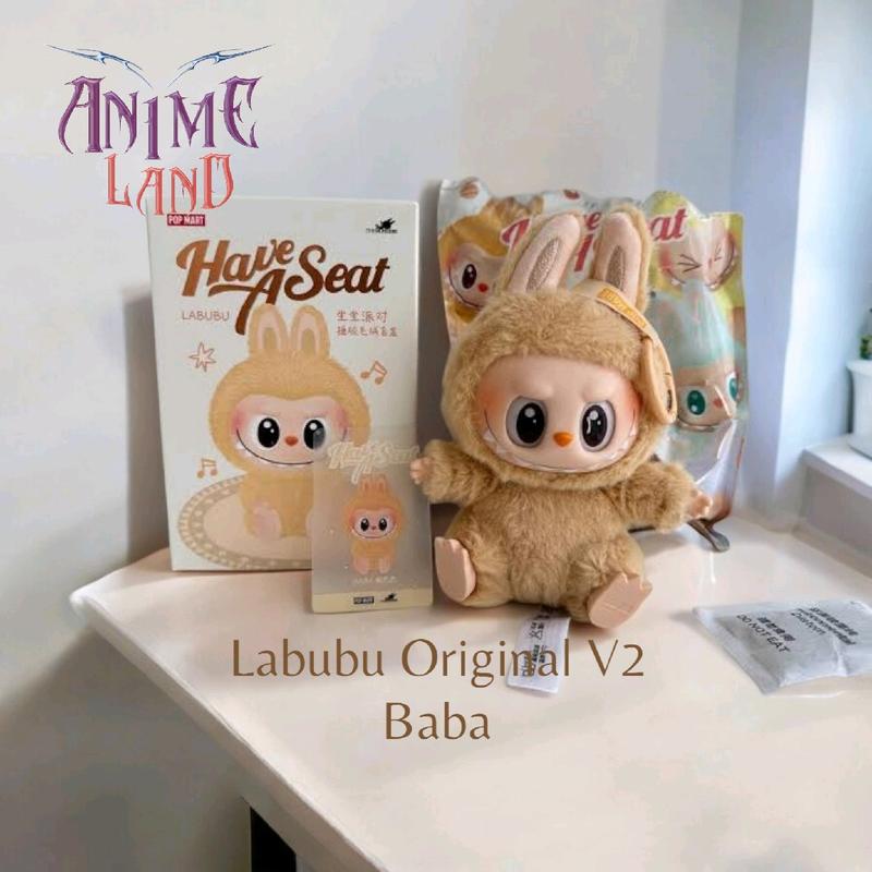 [ORIGINAL] Ready Stock Baba Gold Labubu Have A Seat V2 Toy pop - Shop ...