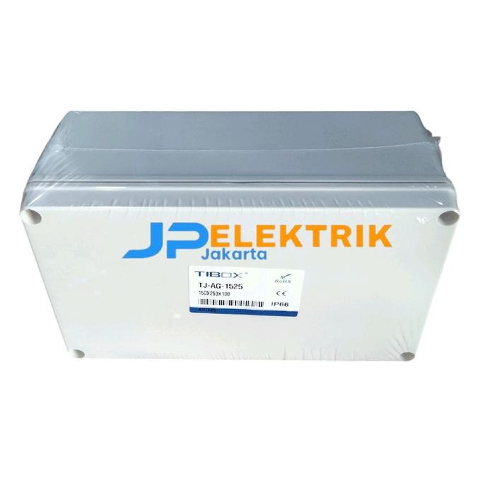 Jual Tibox PVC Junction Box ABS 150x250x100 mm Abu IP66 Box Panel ...