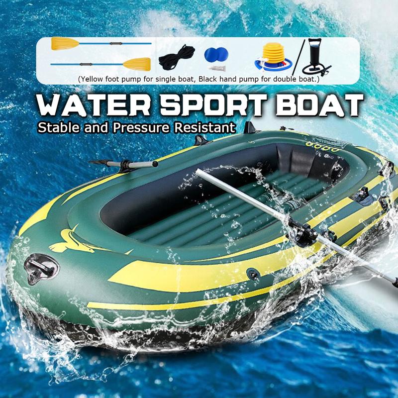 High Strength Inflatable Boat PVC Rubber Fishing Boat with Paddles ...
