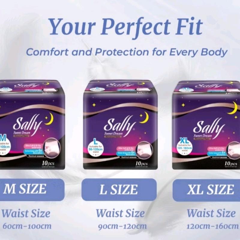 Sally Disposable Maternity Pad Panties 10's per pack - TikTok Shop Malaysia