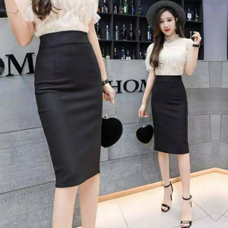 Rok Span Pendek Bahan Scuba Ukuran Jumbo Fit Nyaman Remaja - Shop ...