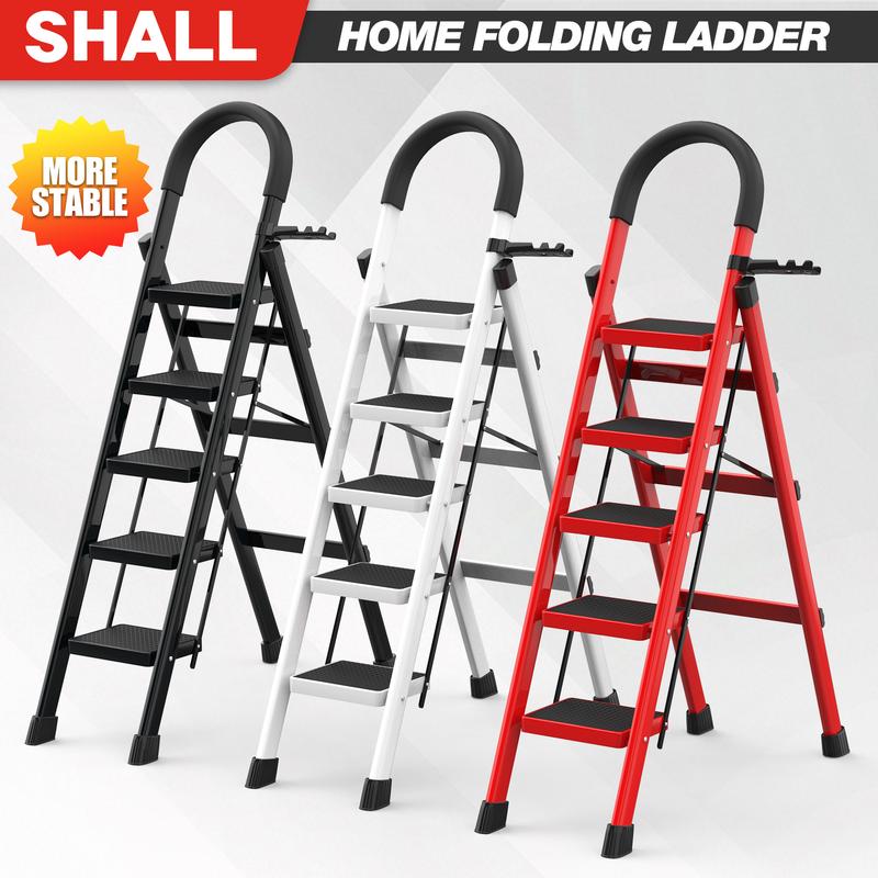 SHALL Ladder Foldable Carbon Steel Thicker Ladder 4/5/6 step - TikTok ...