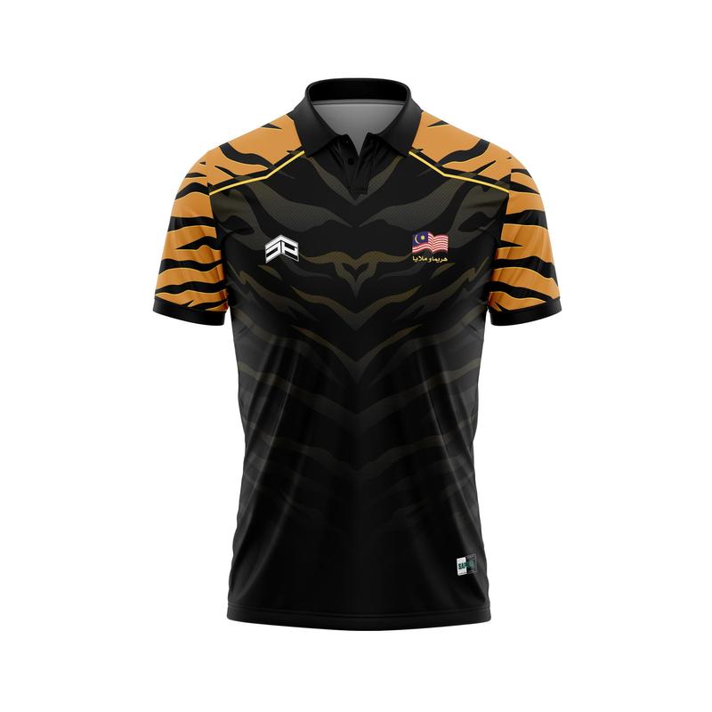 Baju Sukan, Jersi Malaysia Harimau Malaya V2, Fabrik Microfiber ...