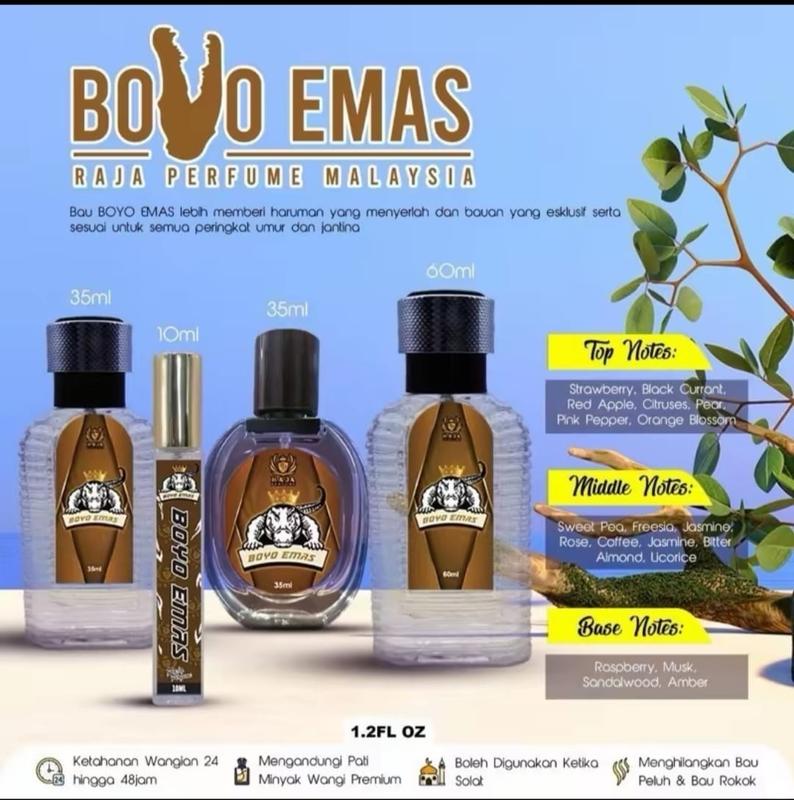 Raja Perfume - Boyo Emas 10ml & 35ml - TikTok Shop Malaysia