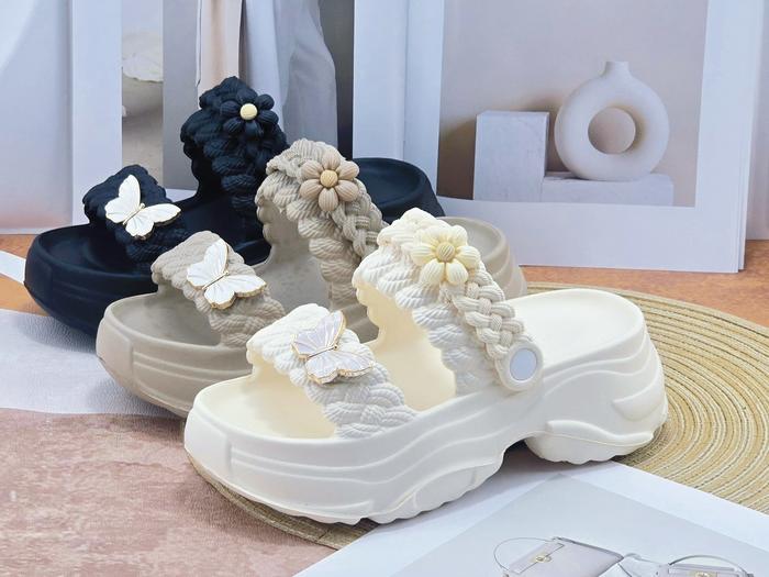 Promo [ASFER]Sandal Slop Anak Perempuan Sendal Anak Antislip Tinggi EVA ...