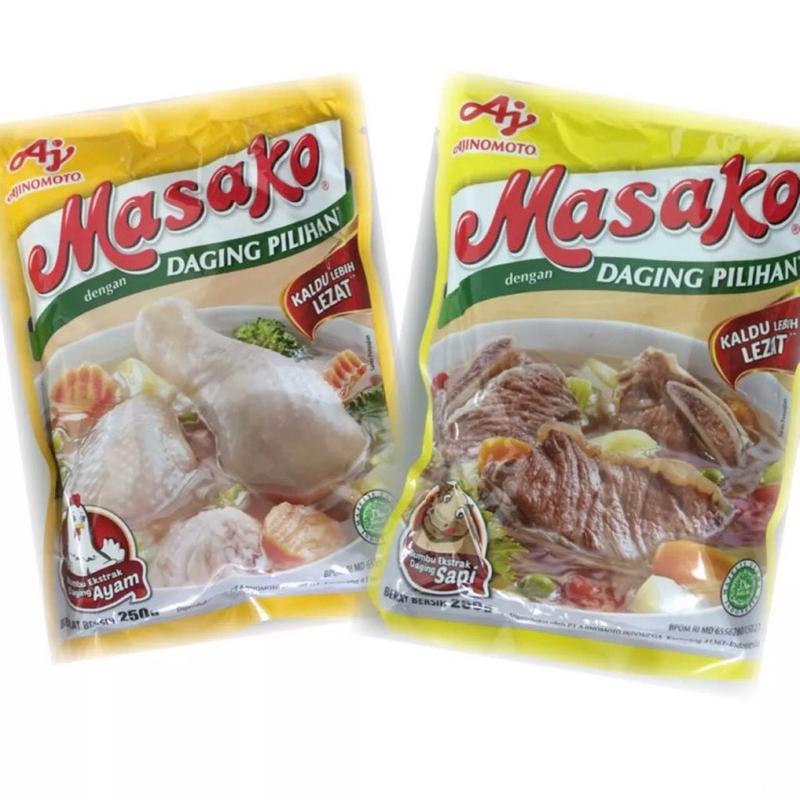 [2pack x 250g ]HALAL Ajinomoto Masako Chicken/ Beef broth powder ...